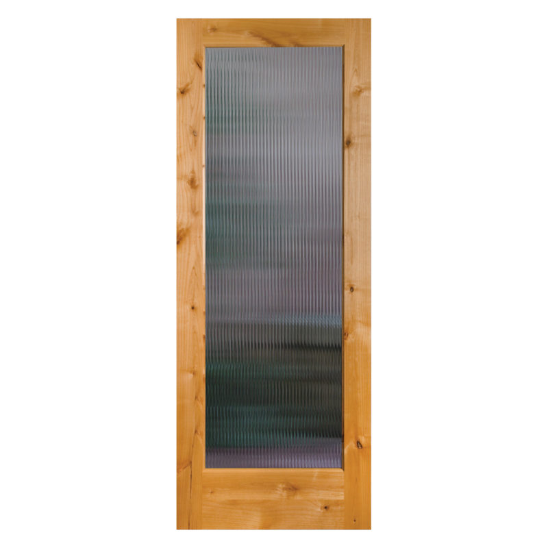 Knotty Alder English Reeded Glass – Heritage Millwork