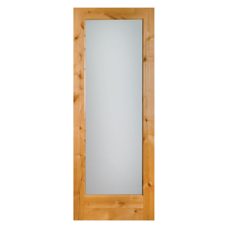 Knotty Alder White Lami Glass – Heritage Millwork