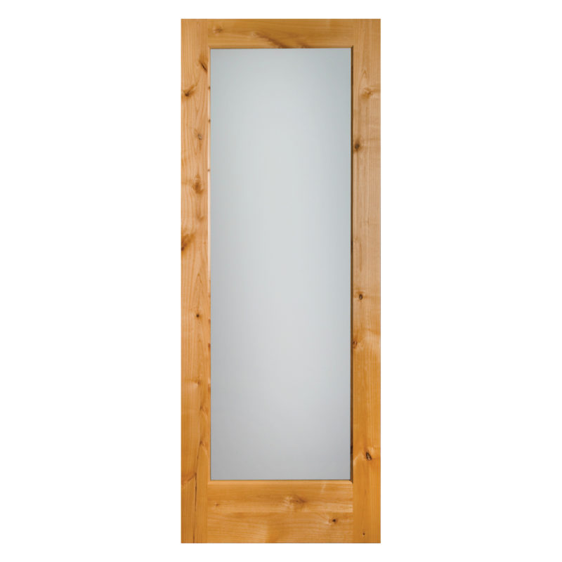Knotty Alder White Lami Glass – Heritage Millwork