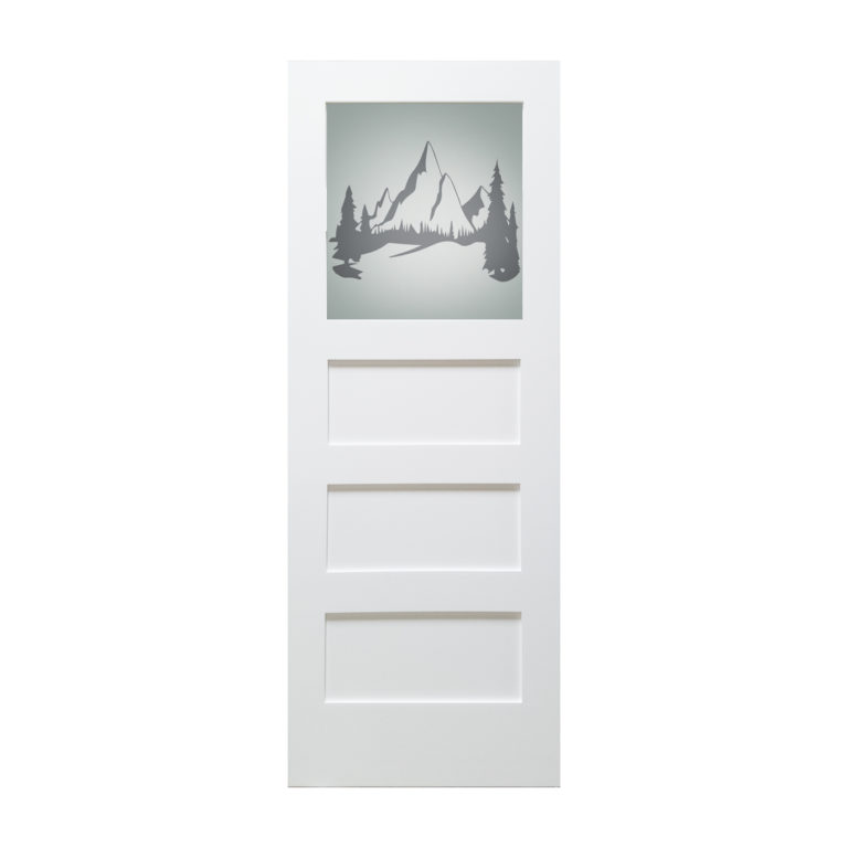 Designer Series Glass Top of a MDF 5 Panel – Heritage Millwork