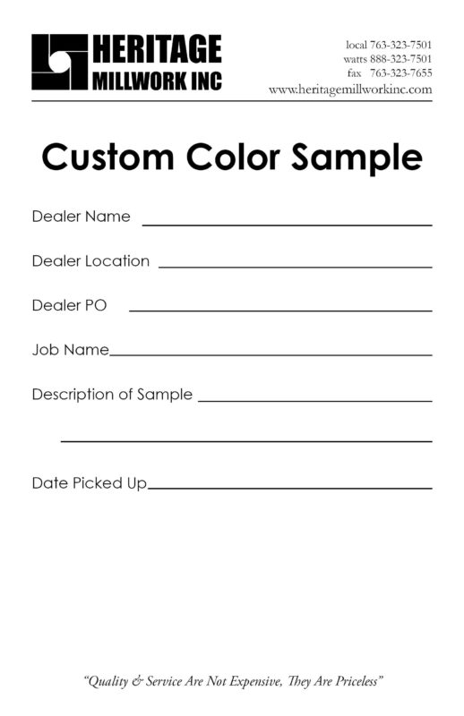 Resources – Heritage Millwork