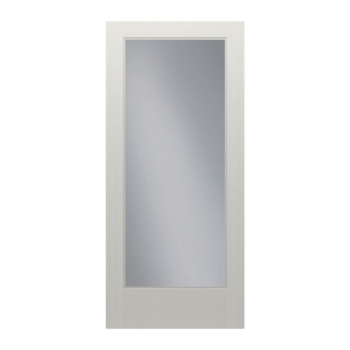 Flush Glazed Brushed Smooth Full Lite Clear Low-E – Heritage Millwork